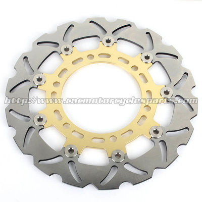 Gladius 650 Motorcycle Floating Brake Disc CNC Milled Aluminum Alloy 6 Holes