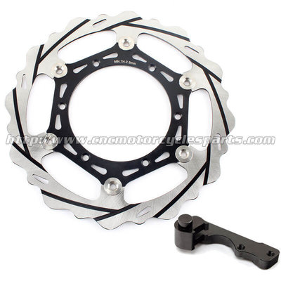 Oversize 270mm Front Motorcycle Brake Disc WR 125 250 With Alloy Caliper On