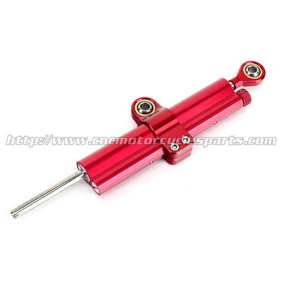 Motorcycle Spare Parts Aluminum 6061 Street Bike Steering Damper Red Orange Gold