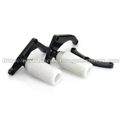 High Performance Motorbike Frame Sliders With Aluminum Alloy 6061 / Plastic Material