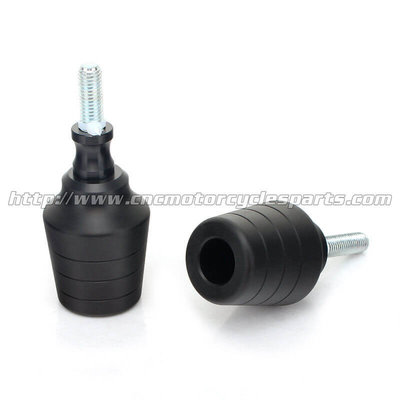 Front Motorcycle Frame Sliders Crash Knobs For BMW K1200R K1300R Black
