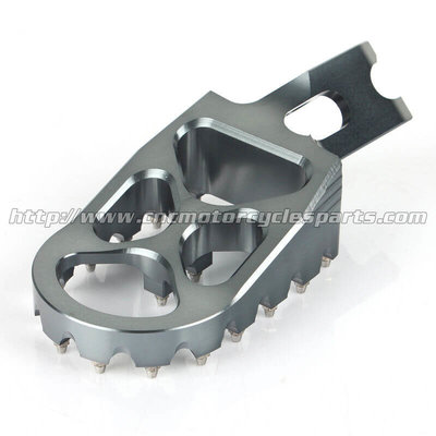 Oversized Wide Dirt Bike Foot Pegs , Honda CRF 250 450 Aluminum Alloy motocross footpegs