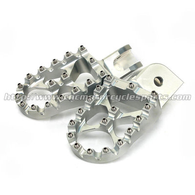 Anodized MX Adjustable Foot Pegs , Passenger Foot Pegs For Dirt Bike