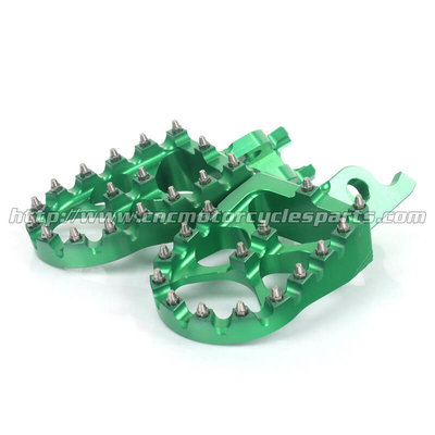 Dirt Bike Aluminum Foot Pegs , Adjustable Foot Pegs For Motorcycles