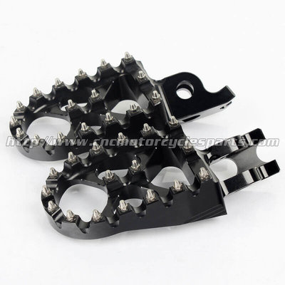 Durable Fat Wide Dirt Bike Passenger Foot Pegs For Off Road Parts