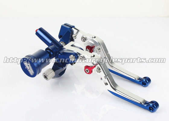 7/8" Motorcycle Brake Clutch Lever Master Cylinder Fluid Reservoir Levers Hand Control