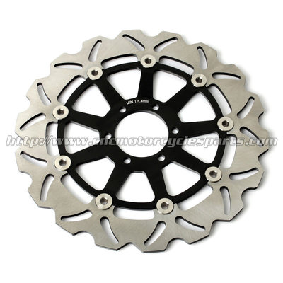 300mm Motorcycle Brake Disc Disk Brake Parts Yamaha FZR 600 XJR 400 Anodized For Black Gold