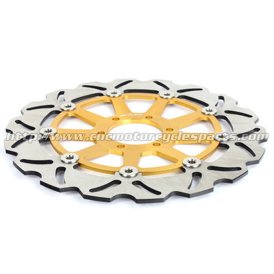 300mm Motorcycle Brake Disc Disk Brake Parts Yamaha FZR 600 XJR 400 Anodized For Black Gold