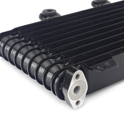 Street Bike All Aluminum Oil Cooler Custom Motorcycle Radiator For Suzuki - R-537