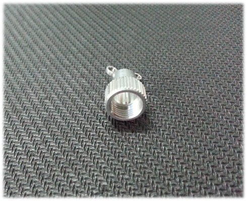 Chromium Plated Holder Head Custom CNC Aluminum Parts , Diameter 7.00 ~ 10.50 mm