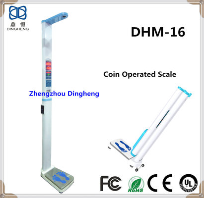 Coin-operated height and weight measuring instrument scale balance with CE and RoHS height measuring stand with weighing