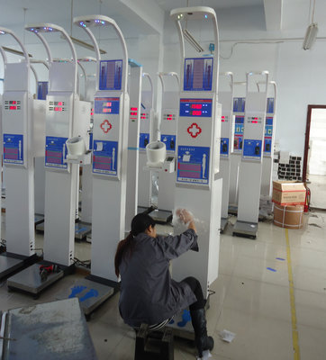 electronic bench weighing scale 500kg height and weight scale with height Ultrasonic detector DHM-600B