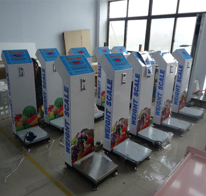 DHM-3 Electronic Weighing Scales, Coin operated Balance and Baggage Scale measuring machine coin weight scale machine