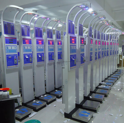 DHM-15 Weighing Scale Weighing Equipment Height Sensor Functions with Coin Slot/Coin Operated