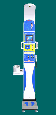 DHM-800Z BMI Analysis RS 232 or Bluetooth Body Height Weighing Scale Ultrasonic Detector