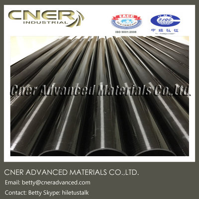 Light weight 35feet carbon fiber tapered telescopic tube for gutter cleaning pole, carbon fiber gutter pole
