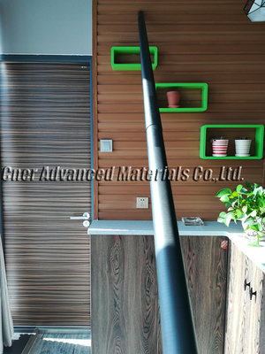 Hot sale 30ft 40ft 50ft 60ft carbon fiber antenna pole/gutter cleaning telescopic pole