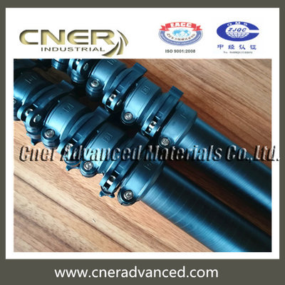 High stiffness 30 feet carbon fiber telescopic pole, telescoping pole