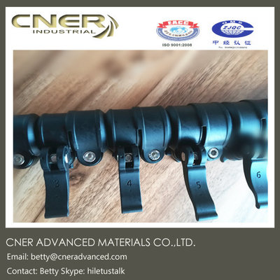 High stiffness 21 feet carbon fiber telescopic pole, cfrp telescoping tube for window cleaning, extension pole