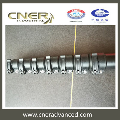 High stiffness 18 feet carbon fiber telescopic pole, cfrp telescoping tube for window cleaning, extension pole