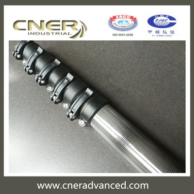Telescopic 37 feet carbon fiber pole, telescoping tube for window cleaning, extenstion pole