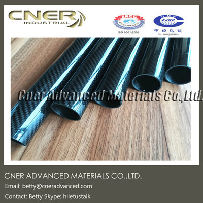 Carbon fiber tube, ID 18mm twill weave carbon fibre rod, carbon fiber pole, matte and glossy finish