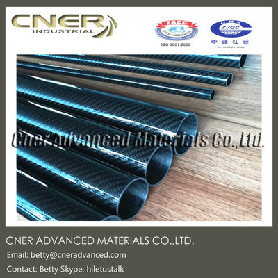 Carbon fiber tube, ID 17mm twill weave carbon fibre rod, carbon fiber pole, matte and glossy finish