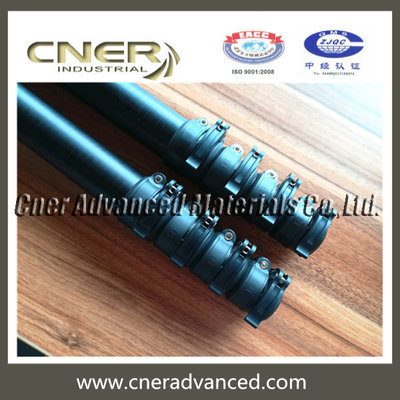 Telescopic 18 feet carbon fiber pole with scratch matte finish
