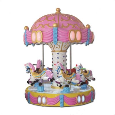 Guangzhou factory indoor/outdoor kids amusement park carousel 6 seats carousel mini merry go round for sale