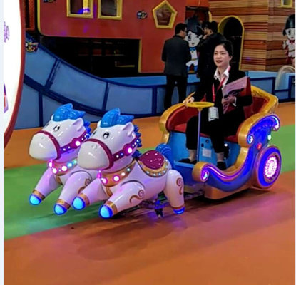kiddie ride 3D horse mechanical horse ride electric ride on horse toy amusement park rides children toys games for sale