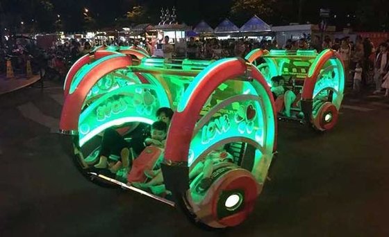Battery 360 Angle Rotating Kids Rocking Swing Balance Leswing Leba Happy Car 2 Ride  Amusement Riders Electric Happy car