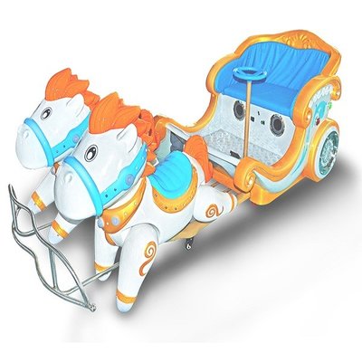 Amusement park equipment battery operated magic horse riding for parents and kids