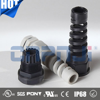 CNPJ IP68 bend proof long thread M12 M16 M20 M25 short thread strain relief cable gland cord grip with pigtail