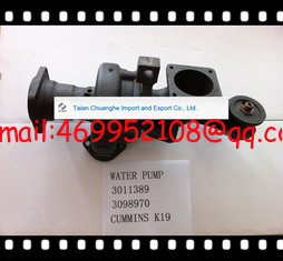 China CUMMINS MARINE ENGINE PARTS WATER PUMP K19 3011389 3098970 supplier