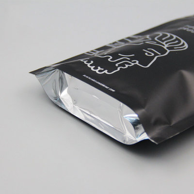 Stand Up Plastic Custom Printed Zipper Pouch Matte Finish For something