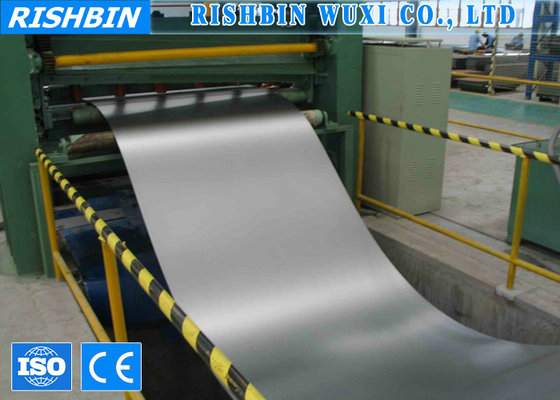 máquina de corte de aço do silicone da bobina de 1250 tiras da largura 10 do milímetro com controlador do PLC