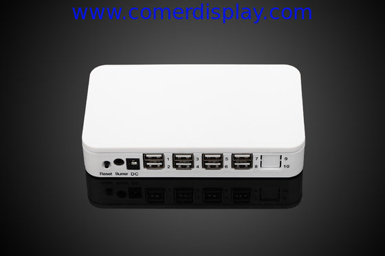COMER Charging holders for mobile phone display systems with alarm
