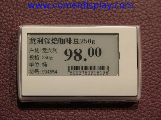 Wireless dot matrix ESL display epaper label for retail