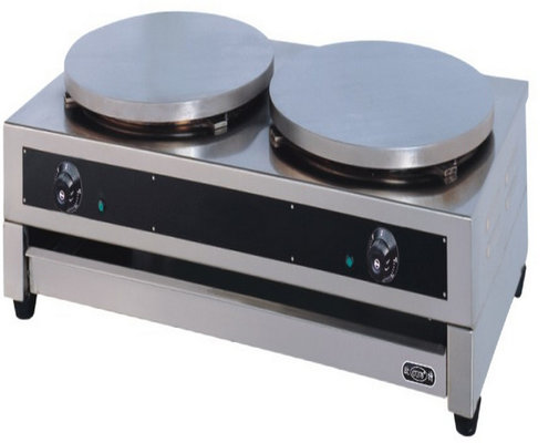 Manual Control Commercial Baking Ovens Gas Rotating Professional Crepe Maker Machine supplier