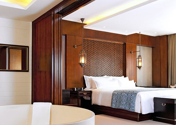 Eco Friendly Island Resort Luxury Hotel Solid Mahogany Wood Furniture