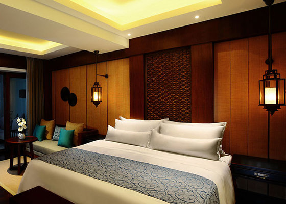 Eco Friendly Island Resort Luxury Hotel Solid Mahogany Wood Furniture