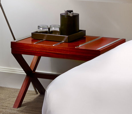 Contemporary Cherry Hotel Style Wood Bedroom Furniture for Ritz - Carlton Hotel