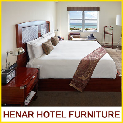 Contemporary Cherry Hotel Style Wood Bedroom Furniture for Ritz - Carlton Hotel
