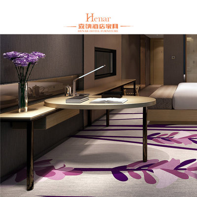 Low Back Hotel King Size Bed For Resort Traveling / Resident Bedroom Furniture