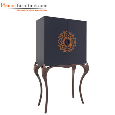 Convenience Concepts Hotel Heritage Hall Wooden Console Table with Cabinet