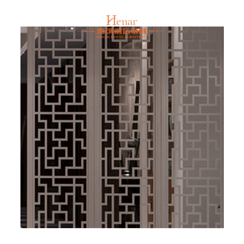 Decorative Solid Wood Lattice Panel For Hotel Guest Room 2 Years Gurantee