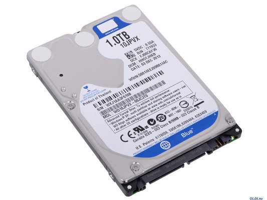 WD Blue WD10JPVX 1TB laptop sata internal hard drive for desktop computer