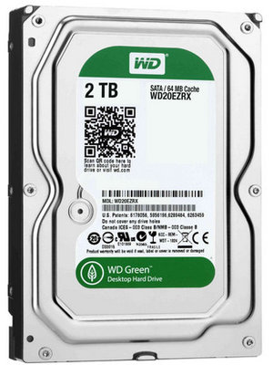 SATA 2TB WD Green Desktop Hard Drive 3.5 Inch For PC , Laptop
