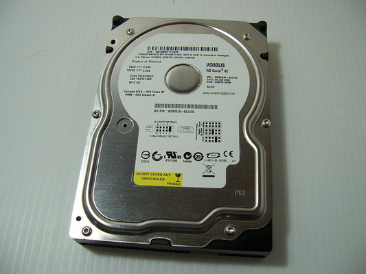 High speed WD Internal 80GB IDE hard drive / ide laptop hard drive WD800JB