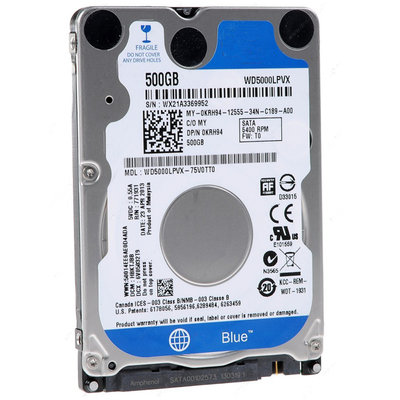 Original brand 2.5 inch 500GB Hard Disk Drive Cache 64MB Western Digital Seagate